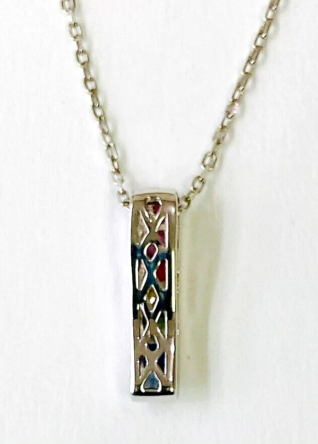 HSN Colleen Lopez Sterling Silver Multi Sapphire Pendant 20" with Chain ...
