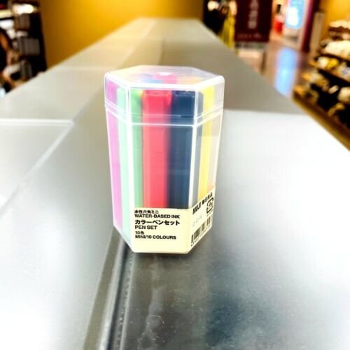 [MUJI] Mini Color Pen Set 10 Colors / Art Painting/ Draw / Design | eBay
