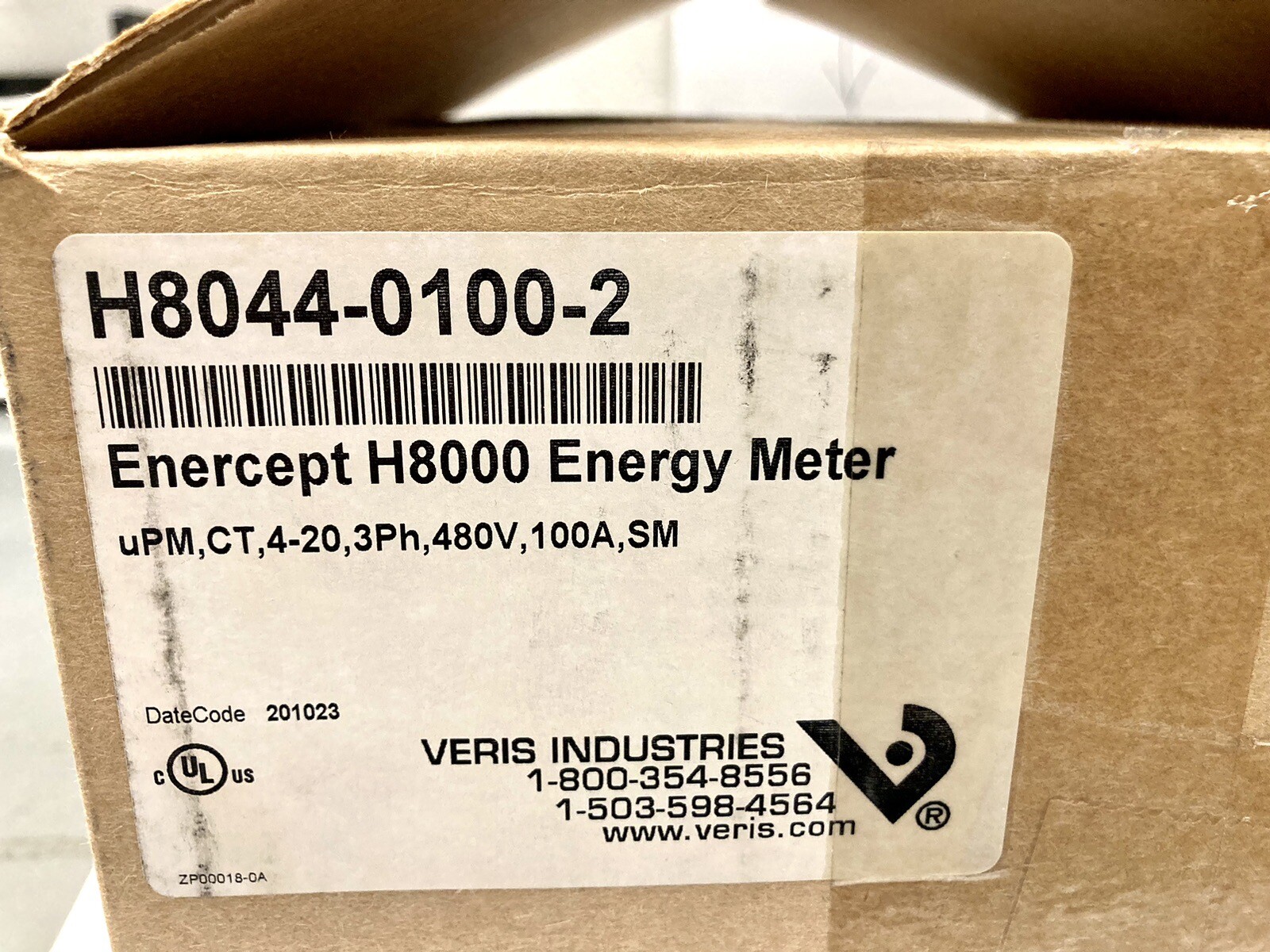 Veris Industries H8044-0100-2 Enercept Power Metering Transducer- NEW ...