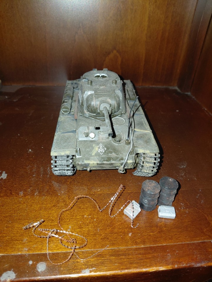 BUILT TAMIYA RUSSIAN KV-I TANK 1/35 SCALE MODEL KIT | eBay