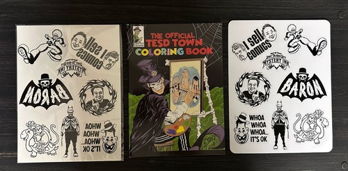 TESD Tell Em Steve Dave Coloring Book Temporary Tattoos, Stickers ...