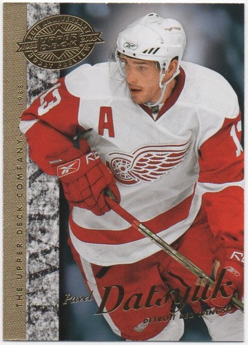 Pavel Datsyuk 2008 UPPER DECK 20th ANNIVERSARY Hobby Preview #UD-72 Red ...