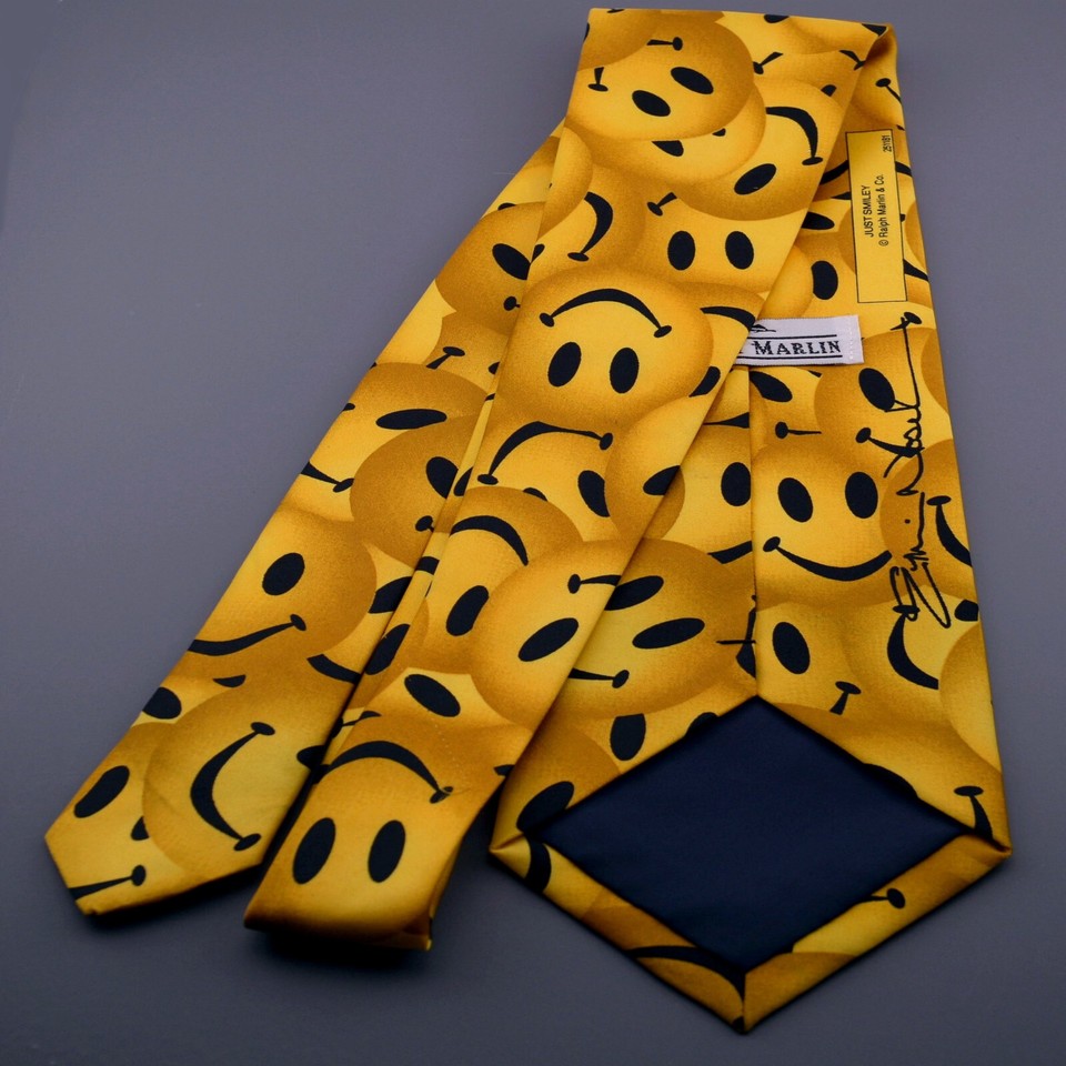 Ralph Marlin "Just Smiley" Men's Necktie Polyester | eBay