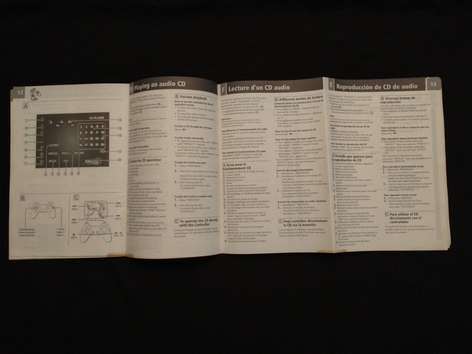 Original Sony Playstation 1 Console Instruction Manual SCPH-5501 | eBay
