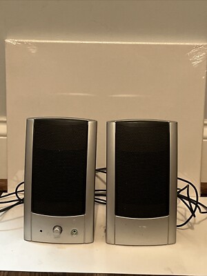 Gateway G-MAX 2000 Computer Speaker Set + AC Power Cord -TESTED ...