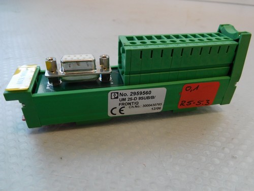 Phoenix 2959560, Phoenix UM25-D 9SUB/B/Front/Q | eBay