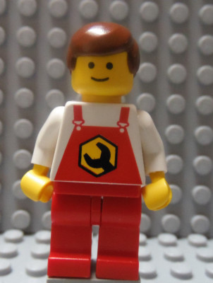 LEGO Classic Town Repairman Mechanic Car Truck Boat Wrench on Torso ...