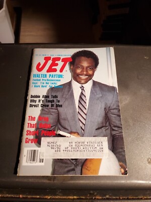 Jet Magazine -November 18 1985 -Walter Payton “ I’m Not Lucky, I Work ...