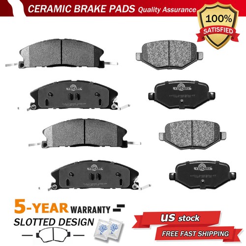 Front And Rear Ceramic Brake Pads For 2013-2019 Ford Explorer Flex ...