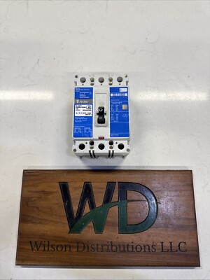 CUTLER HAMMER FD3060 60 AMP 3P 600V CIRCUIT BREAKER BLUE PLASTIC LABEL ...