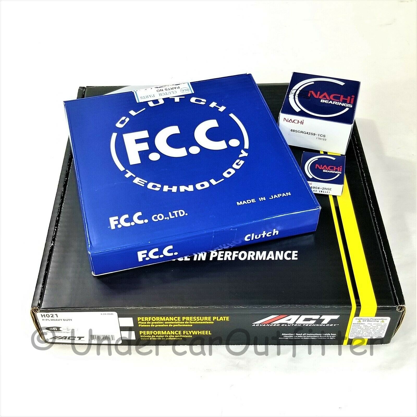 ACT H021 & OEM Disc Clutch Kit fits Honda S2000 w/NACHI Release & Pilot ...