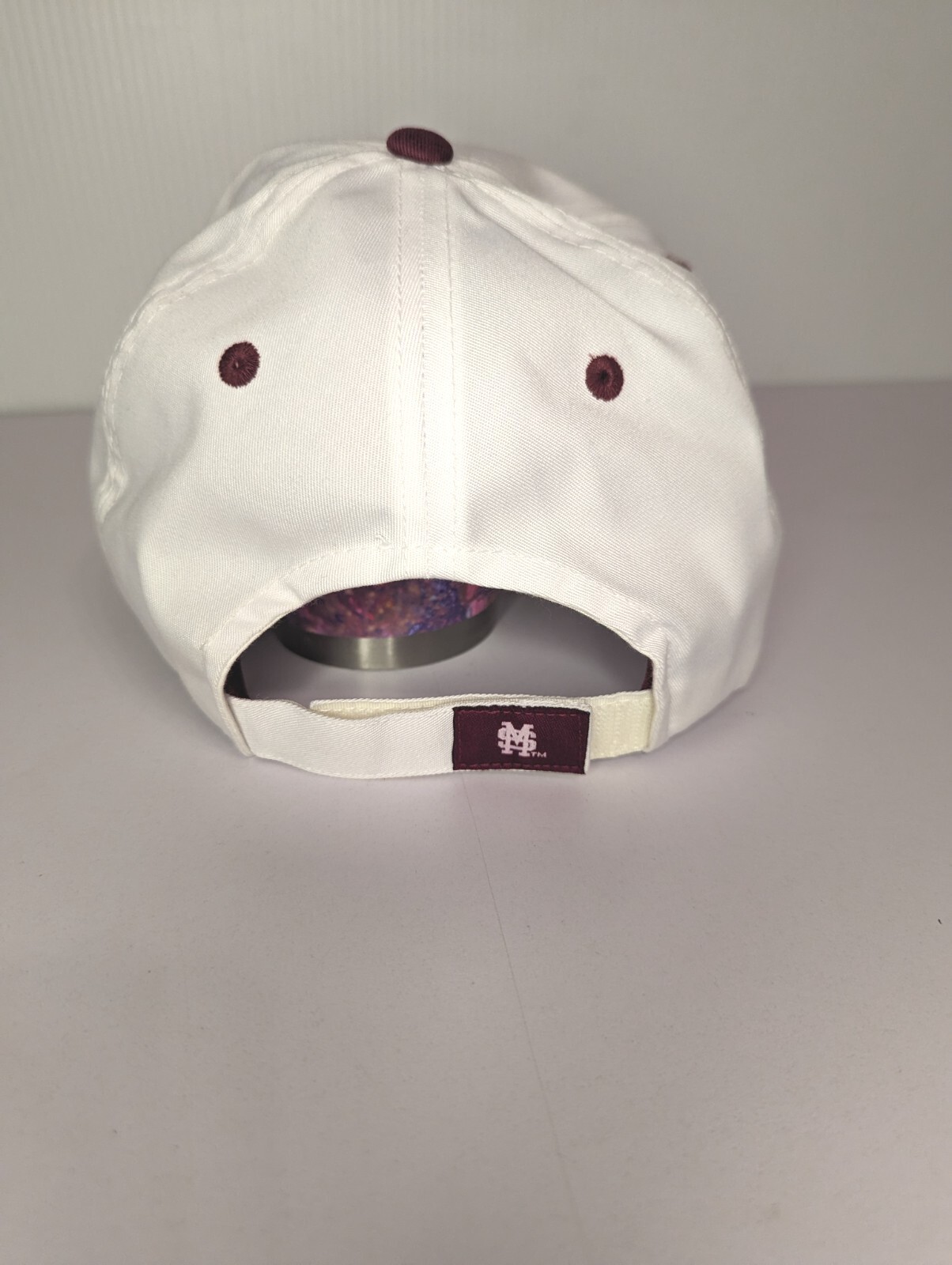MSU Mississippi State University Cap Hat Top Of The World White ...