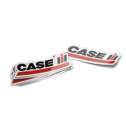 PACK x5 AUTOCOLLANTS Stickers Case IH logo matériel agricole américain ...
