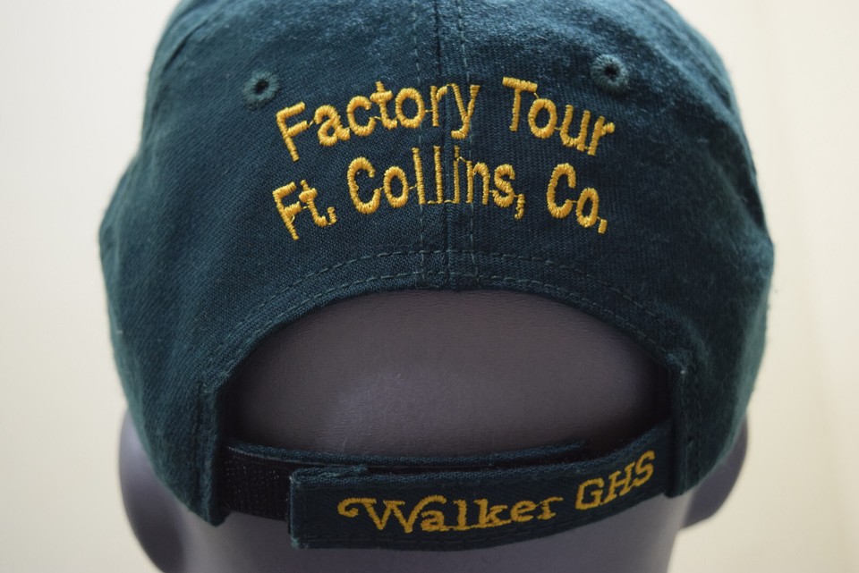 Walker Mower Ft Collins CO Factory Tour Baseball Cap Hat Green | eBay