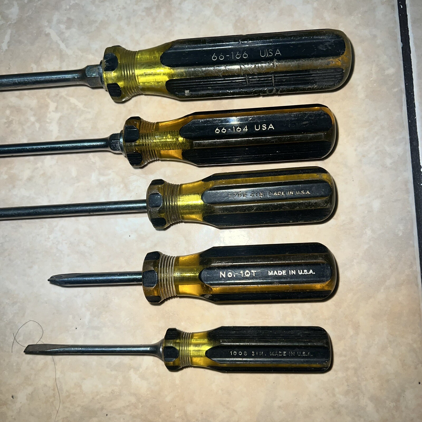 Stanley 100 Plus 5 Piece Screwdriver Set Slotted/Phillips Tool Lot | eBay