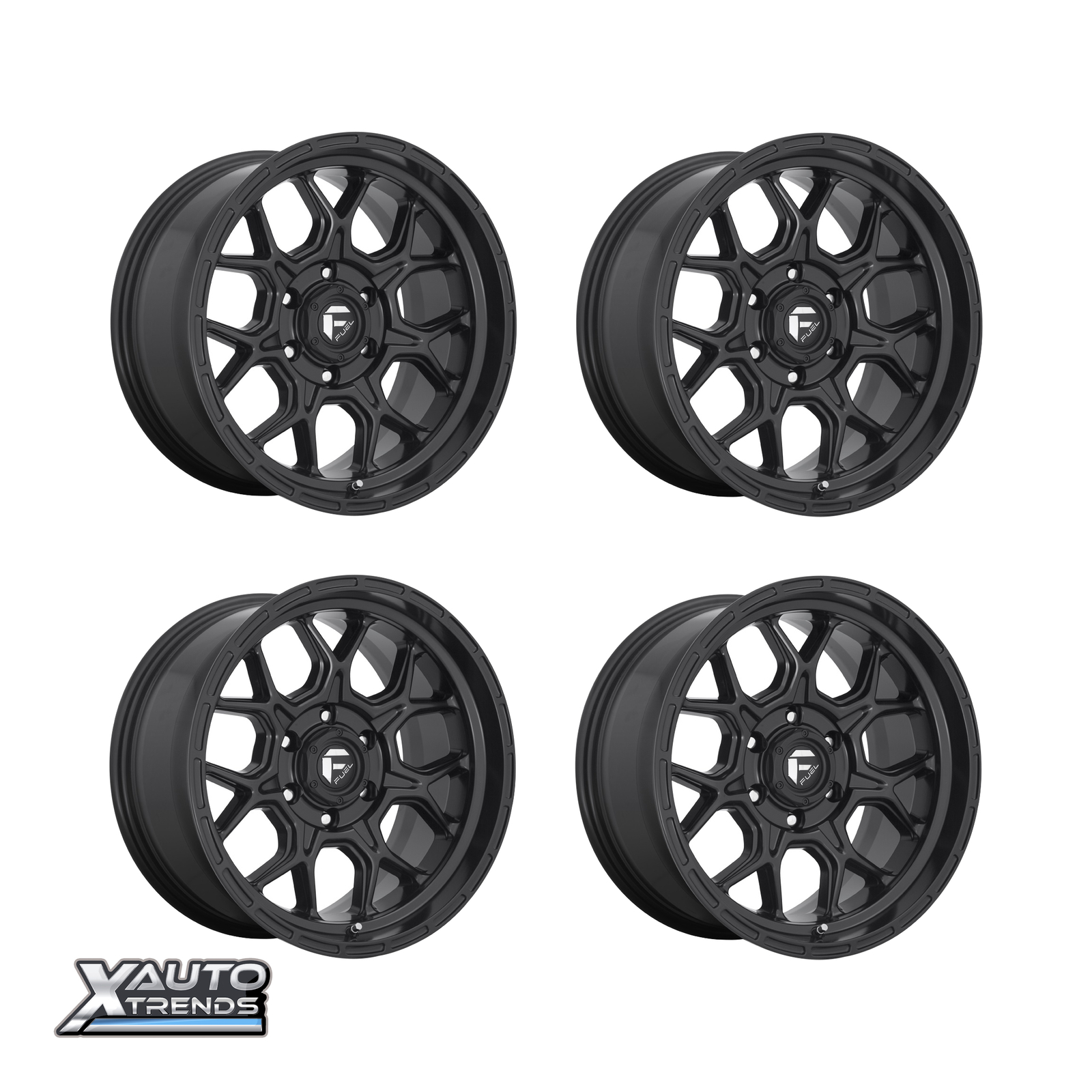 Fuel Off-Road D670 Tech Matte Black 20X10 6X139.7 -18mm (Set of 4) | eBay