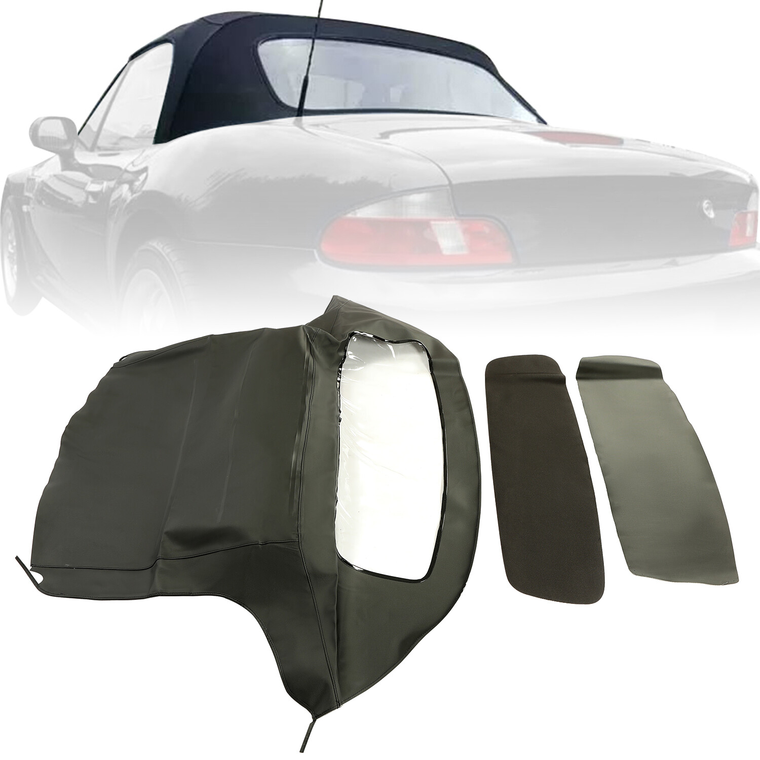 For 96-02 BMW Z3 Convertible Soft Top Replacement & Plastic window ...