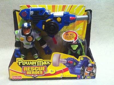 Rescue Heroes PowerMax Jake Justice! Police Officer! FACTORY SEALED! | eBay