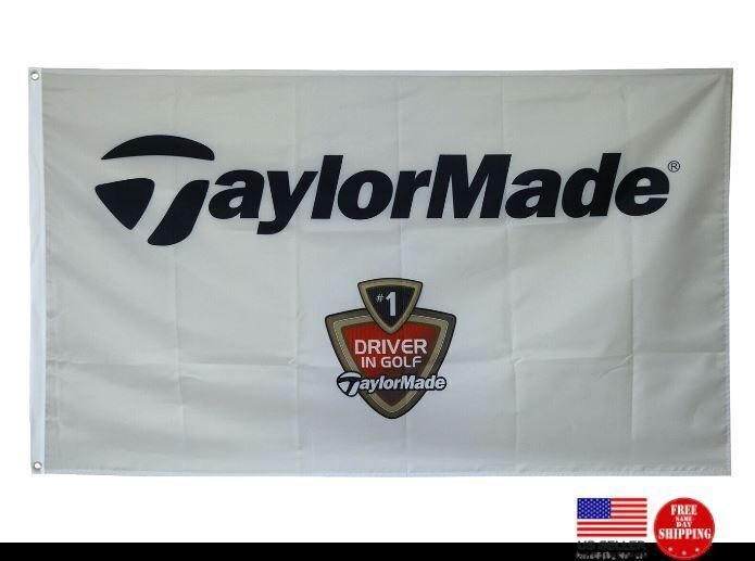 TAYLORMADE #1 DRIVER IN GOLF 3x5 FLAG MAN CAVE 3 X 5 BANNER NEW TAYLOR ...