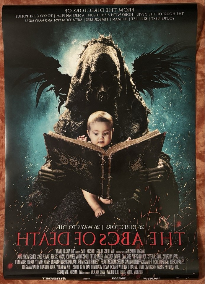ABCs of Death Movie Poster DS 27x40 2012 Horror ORIGINAL THEATRICAL ...
