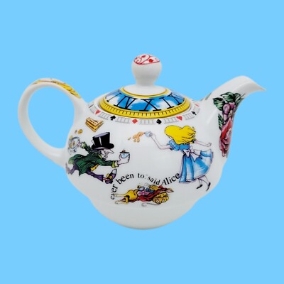 Alice In Wonderland Cafe Ceramic Tea Pot Kettle Tea for One x Paul ...