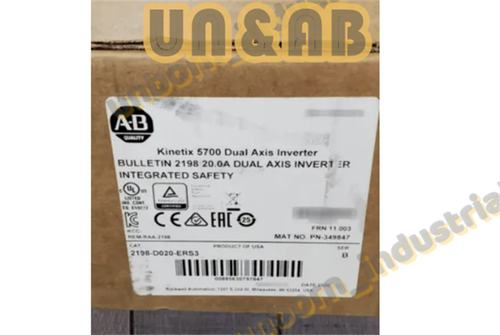 AB 2198-D020-ERS3 /B Kinetix 5700 Dual Axis Inverter New Factory Sealed ...