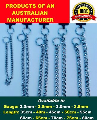 Quality Dog Check Chain Choker Collar Link Walking Training Correction ...