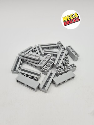 LEGO LOT 20 X SLIDING PIECE 1X4 LIGHT BLUISH GRAY REF 2653 / 4211613 ...