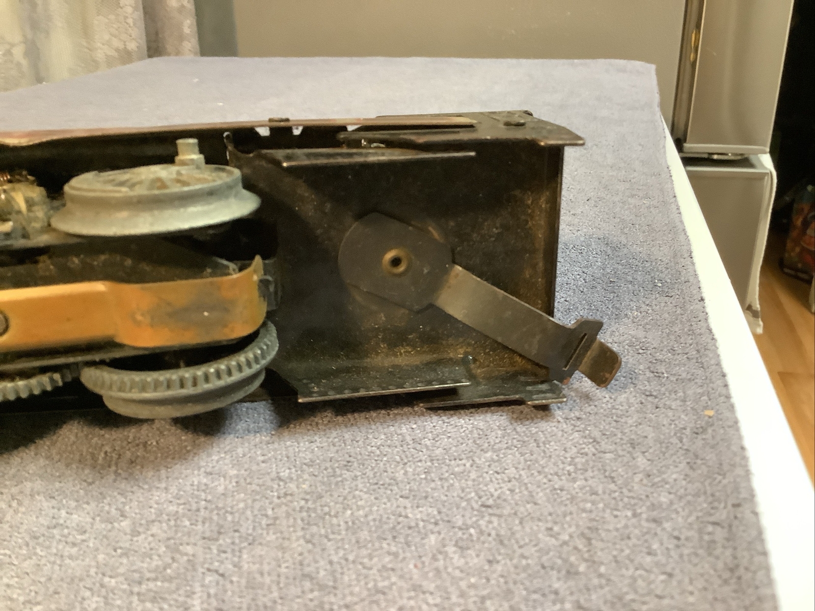 Vintage MARX Tin Litho Steam Engine Locomotive MARLINES Electric ...