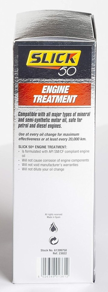 Slick 50 Engine Treatment Oil Additive Petrol & Diesel Extends Engine ...