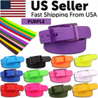 Adjustable Cut to Fit Rubber Plastic Jelly Silicone Casual Belt With ...