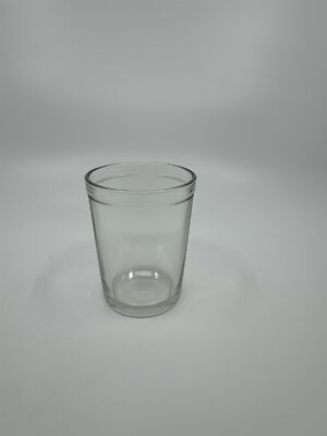 Vintage Juice Glass Jelly Jar Drinking Glass /w Ridges Unmarked | eBay