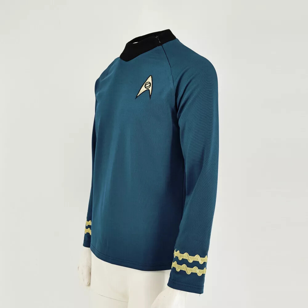 The Original Series Spock Blue Shirts Cosplay TOS Starfleet Costumes ...