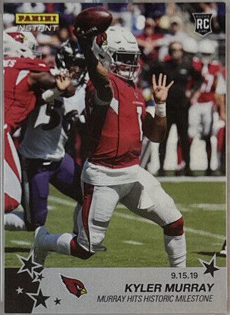 2019 Panini Instant NFL - Kyler Murray #27 Black /1 (RC) for sale ...