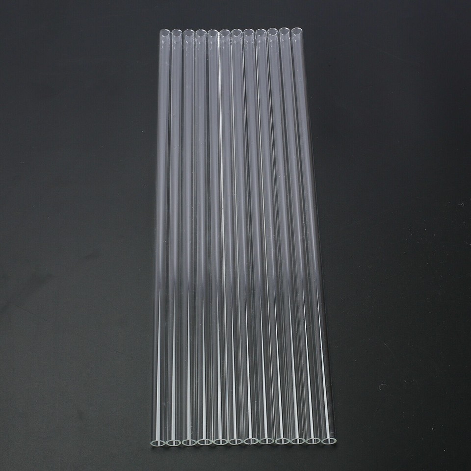 12" Glass Tubing Pyrex Glass Blowing Tubes 12pcs 8mm OD Clear Thick ...
