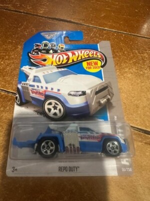 2013 Hot Wheels HW City Repo Duty #50 White/Blue | eBay