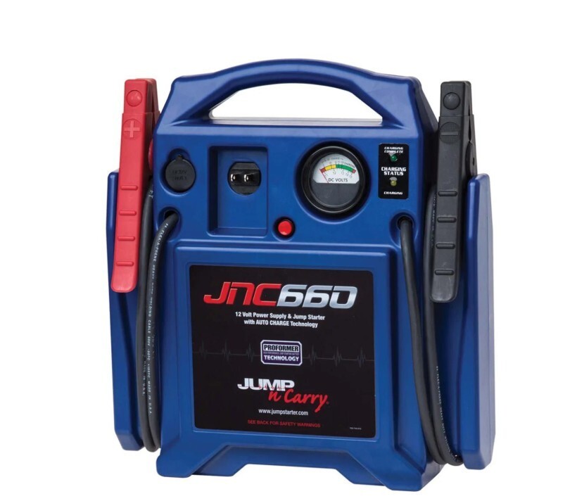 Clore Automotive JNC660 Jump-N-Carry 1700 Peak Amp 12 Volt Jump Starter ...