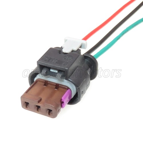 For VW Audi 4F0 973 703A - 3 Pin Female Connector Plug Harness Wires ...
