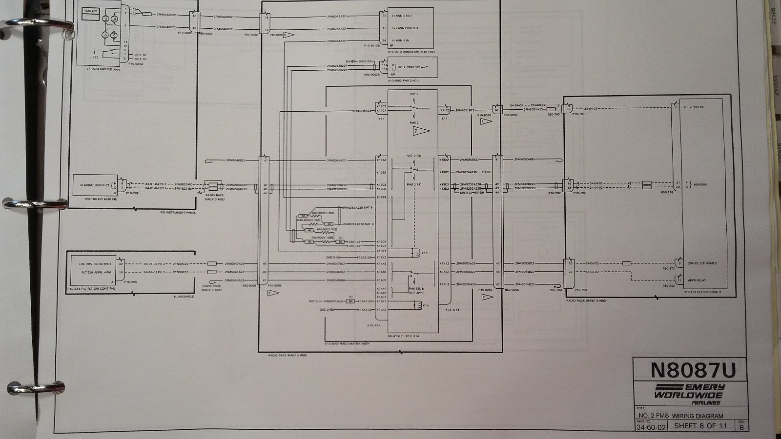 DC-8 Wiring Diagram Manual Emery & Assorted | eBay