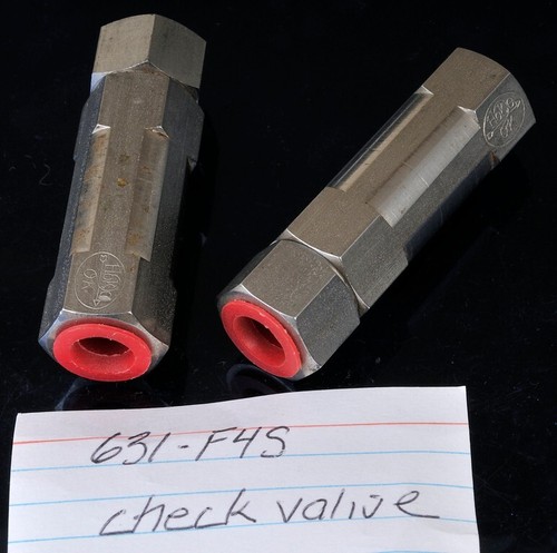 NOS ~ HOKE STAINLESS STEEL CHECK VALVE ~ P/N: 631-F4S | eBay