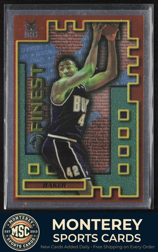 Vin Baker 1995-96 Finest Mystery #M36 Milwaukee Bucks | eBay