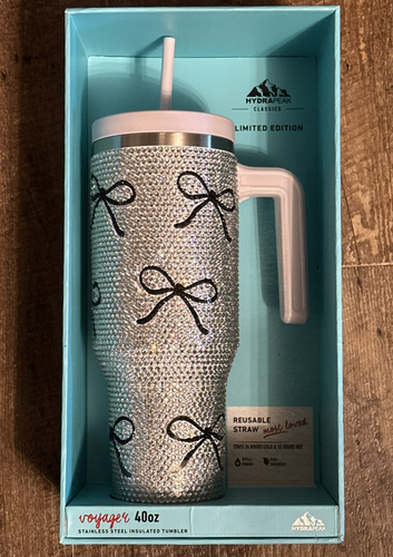 Hydrapeak Voyager 40oz *LIMITED EDITION* Most Loved Bling Bow Hearts | eBay