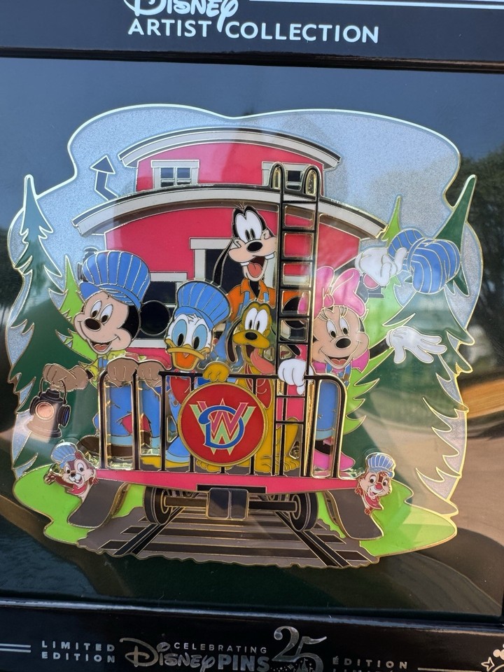 Disney Parks Artist Series Alex Maher Mickey and Friends Jumbo Train ...