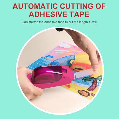 Handheld Packaging Tape Dispenser Gun Auto Cutter One-Handed+6 rolls of ...