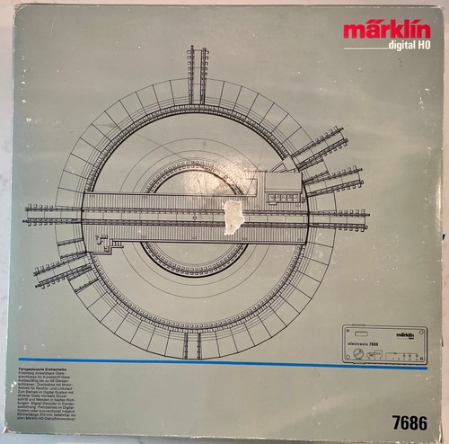 HO SCALE MARKLIN HO 7686 DIGITAL TURNTABLE - ORIGINAL BOX - REALLY NICE! | eBay