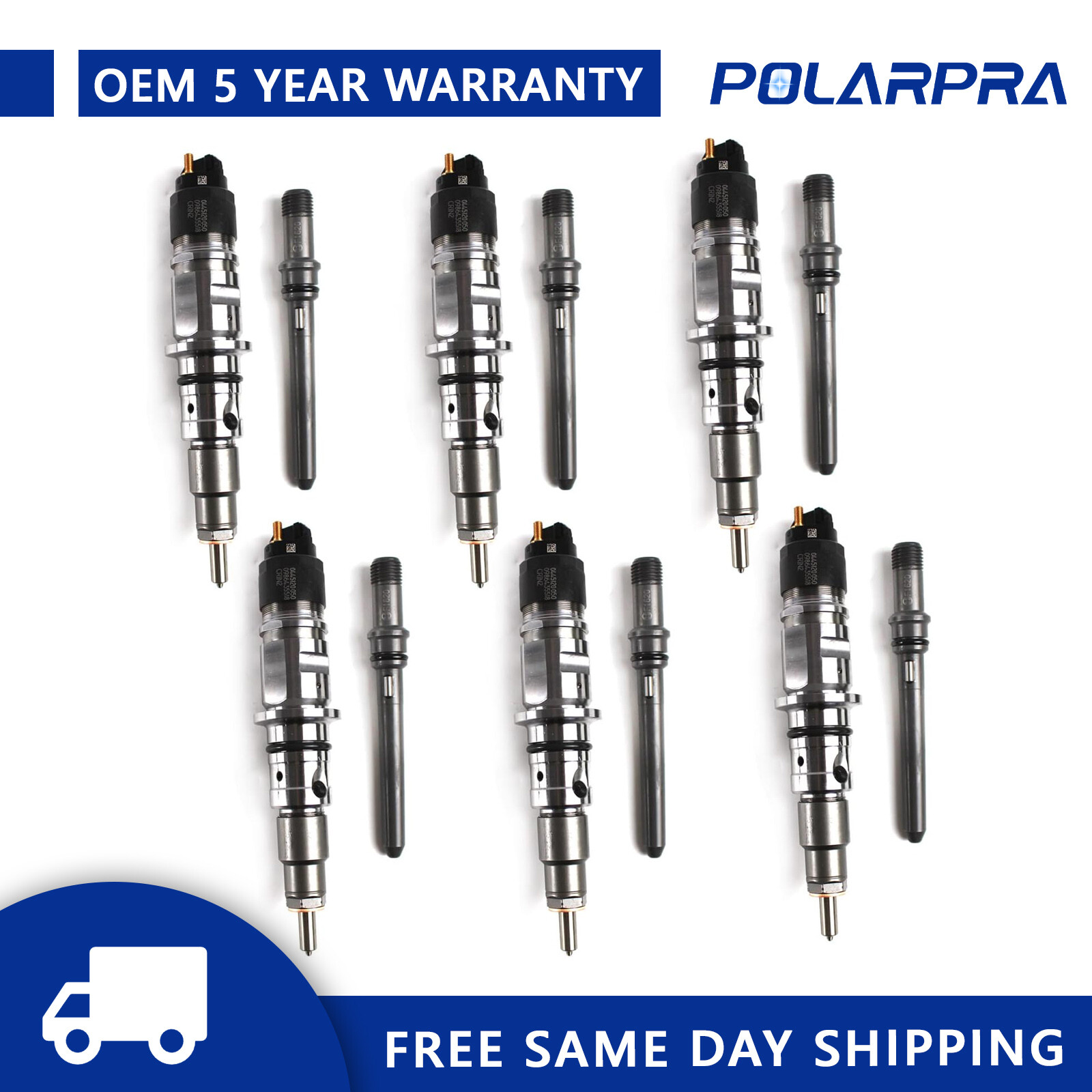 6PCS For 07-12 Cummins Dodge Ram 2500 3500 6.7L Diesel Fuel Injectors ...
