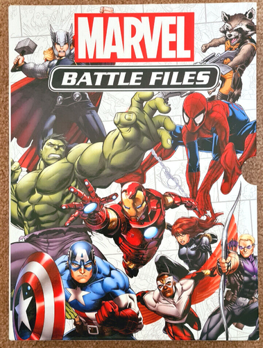 MARVEL BATTLE FILES 5 BOOK COLLECTION SPIDER-MAN AVENGERS IRON MAN ...