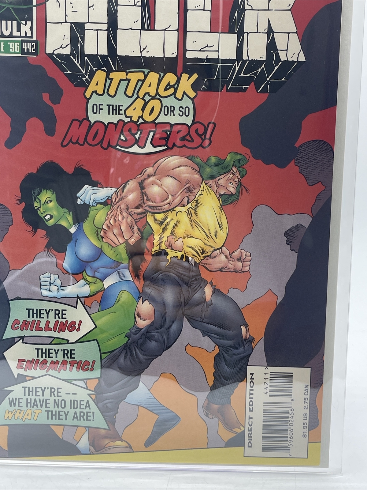 The Incredible Hulk #442 June 1996 She Hulk | eBay