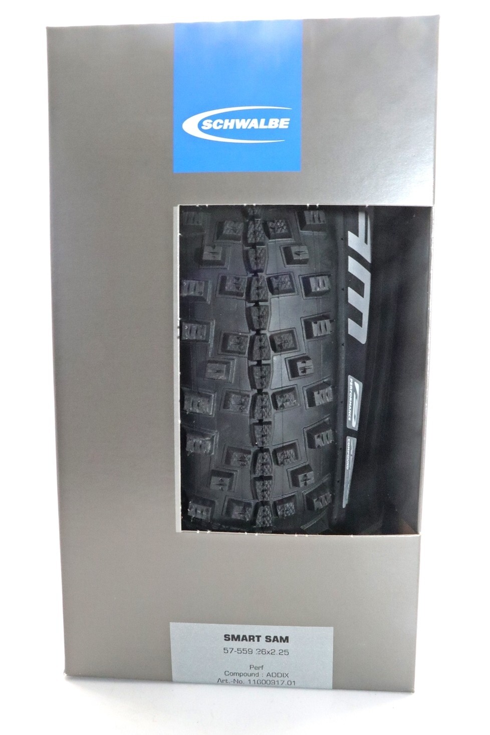 Schwalbe Smart Sam 26x2.25 MTB Bike Tyre Folding Bead Addix Performance ...