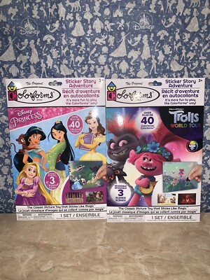 Colorforms Sticker 4 Story Adventure Books Bundle-OVER 160 Colorforms ...